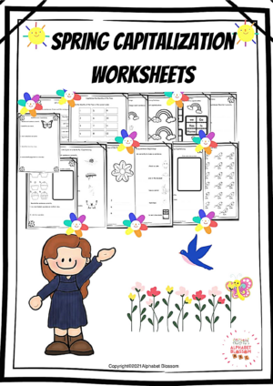 Capitalization Worksheets-Spring Theme - Made By Teachers