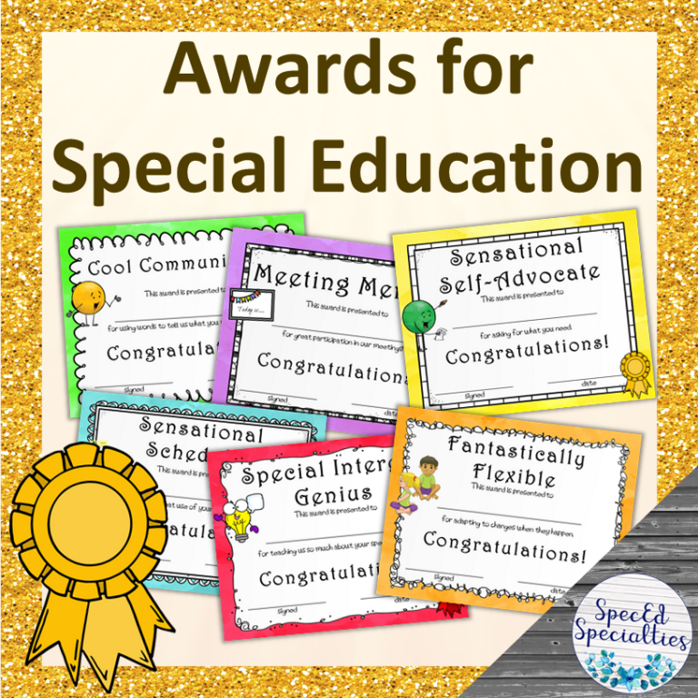 End of the Year Awards for Special Education EDITABLE | Made By Teachers