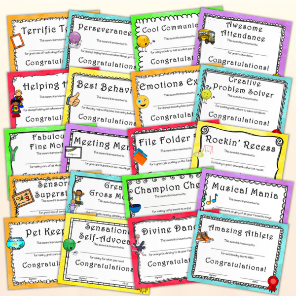 End of the Year Awards for Special Education EDITABLE | Made By Teachers