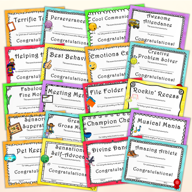End of the Year Awards for Special Education EDITABLE | Made By Teachers