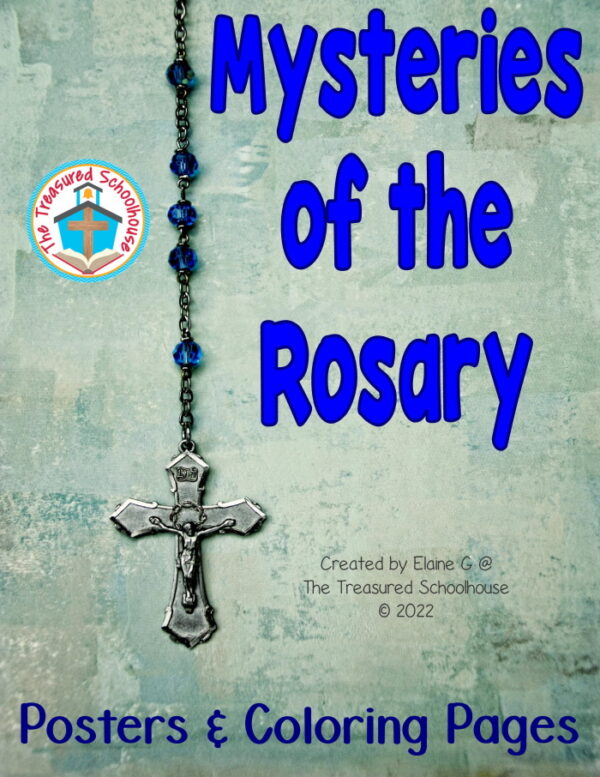 Mysteries of the Rosary Posters and Coloring Pages | Made By Teachers