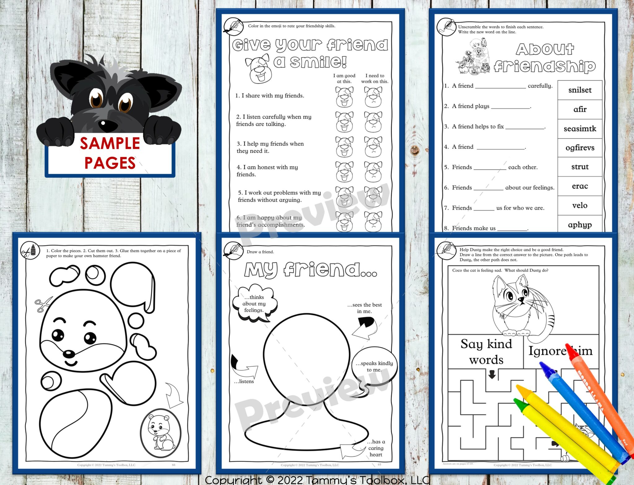 Dusty and Friends Activity and Coloring Book About Friendship | Made By ...