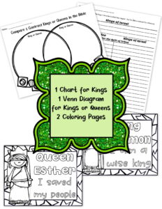 Kings and Queens in the Bible Activity Pack - Made By Teachers