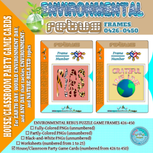 Rebus Puzzle Game Card Frames 1 to 100 - Made By Teachers