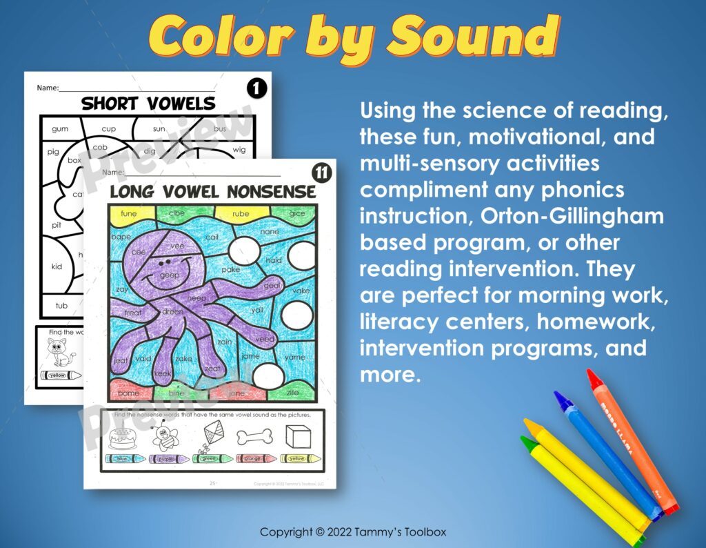 Summer Phonics Sound Coloring Pages for Phonemic Awareness | Made By ...