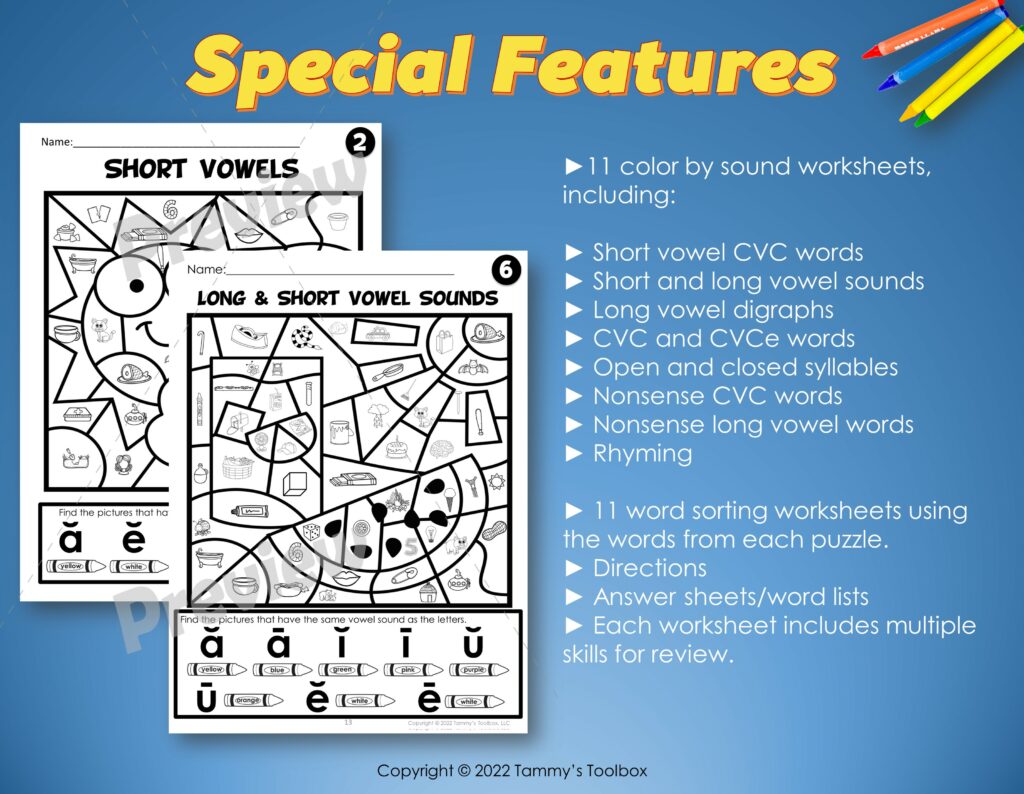 Summer Phonics Sound Coloring Pages for Phonemic Awareness | Made By ...