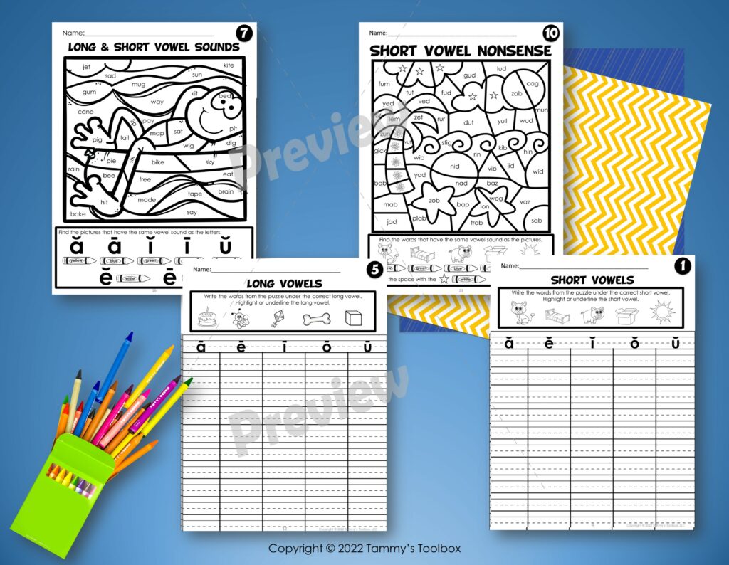 Summer Phonics Sound Coloring Pages for Phonemic Awareness | Made By ...