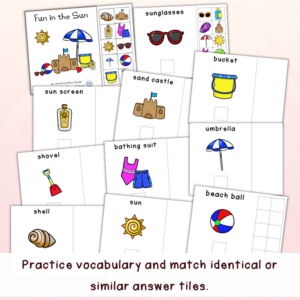 Summer Beach Adapted Books for July | Made By Teachers