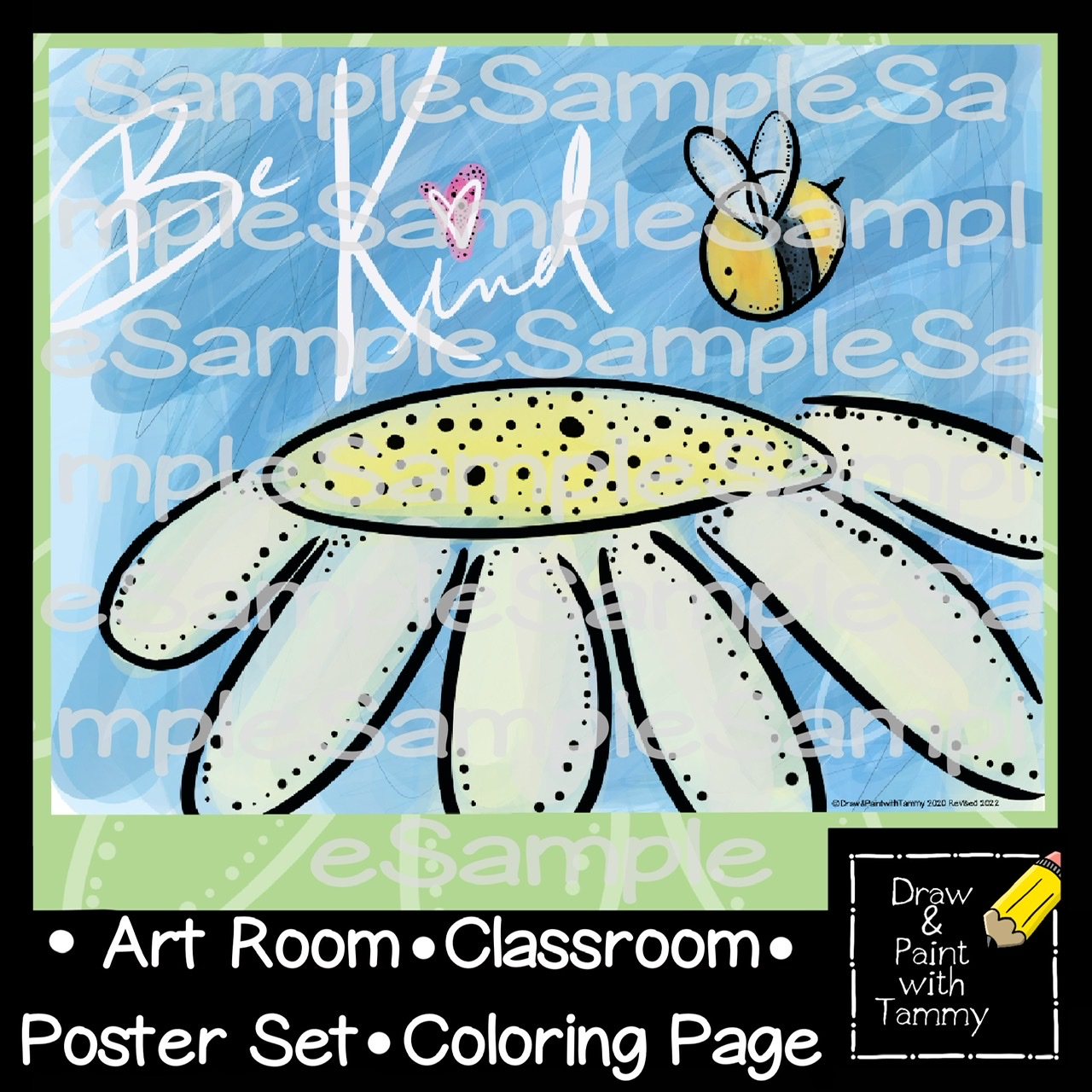 Be Kind classroom community poster and coloring page | Made By Teachers
