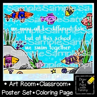 We may all be different fish, but at this school we swim together ...