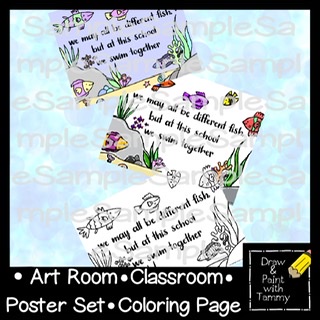 We may all be different fish, but at this school we swim together ...