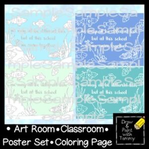 We may all be different fish, but at this school we swim together ...