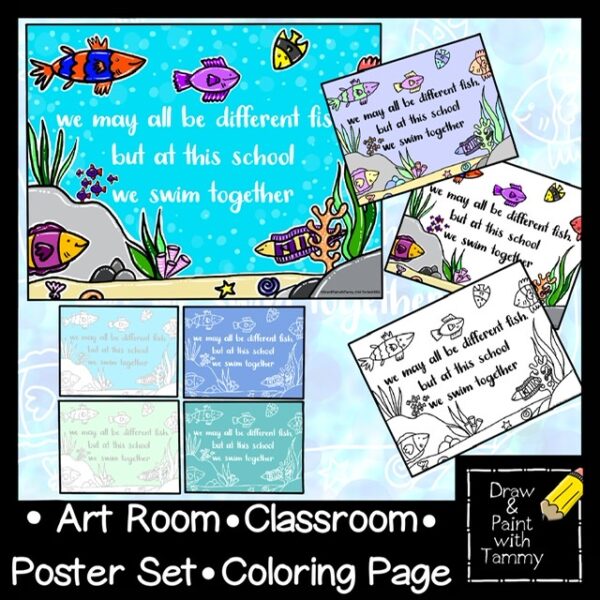 We may all be different fish, but at this school we swim together ...