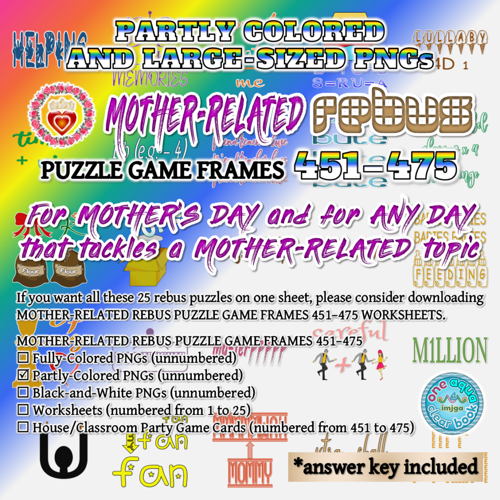Partly Colored Rebus Worksheets - Made By Teachers