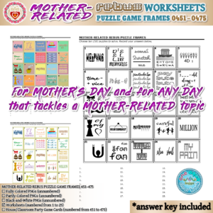 SCIENCE-RELATED Rebus Puzzle Card Frames 141–160 - Made By Teachers