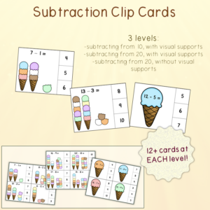 Summer Ice Cream June Adapted Resources BUNDLE - Made By Teachers