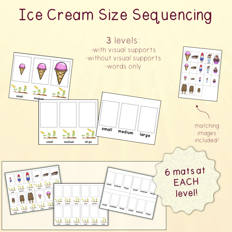 Summer Ice Cream June Adapted Resources BUNDLE | Made By Teachers