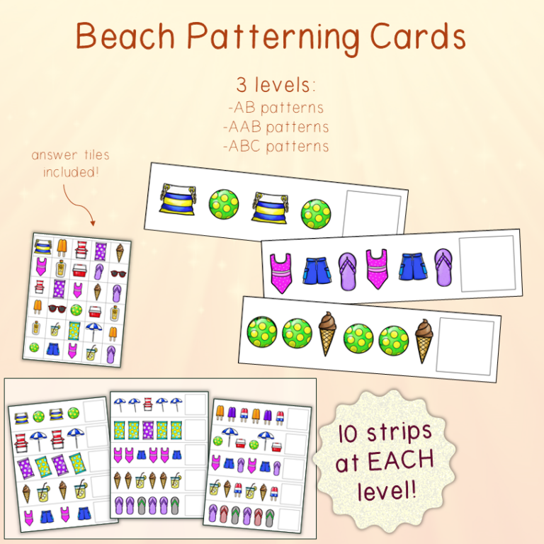 Summer Beach July Adapted Resources BUNDLE - Made By Teachers