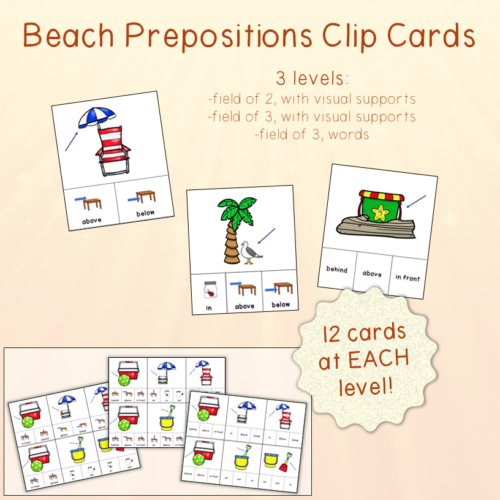 Summer Beach July Adapted Resources BUNDLE - Made By Teachers