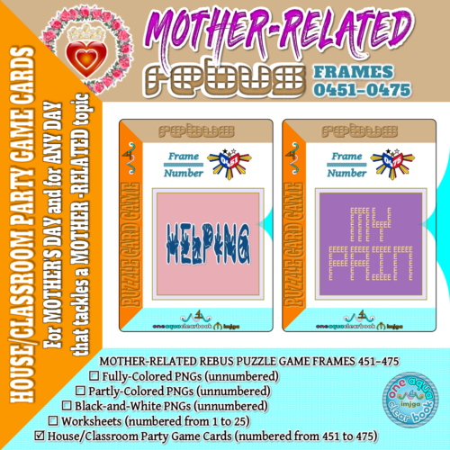 CHRISTMAS Rebus Puzzle Party Game Cards 201–225 - Made By Teachers