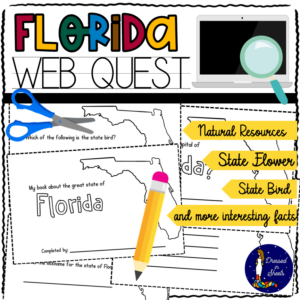 Florida WebQuest Printable Book | Made By Teachers
