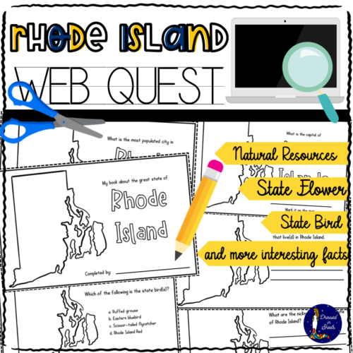 Indiana WebQuest Printable Book | Made By Teachers