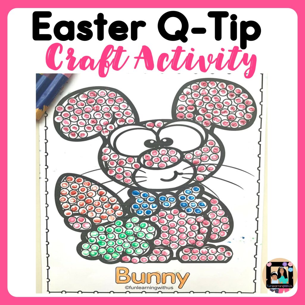 Easter Q-Tip Craft Activity | Made By Teachers
