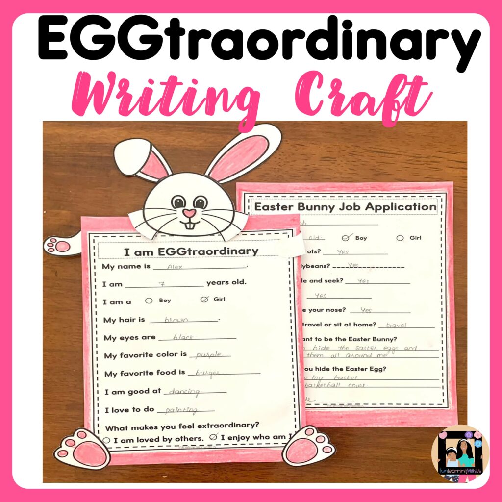Easter Writing Craft Activity | Easter Bunny Job Application - Made By ...