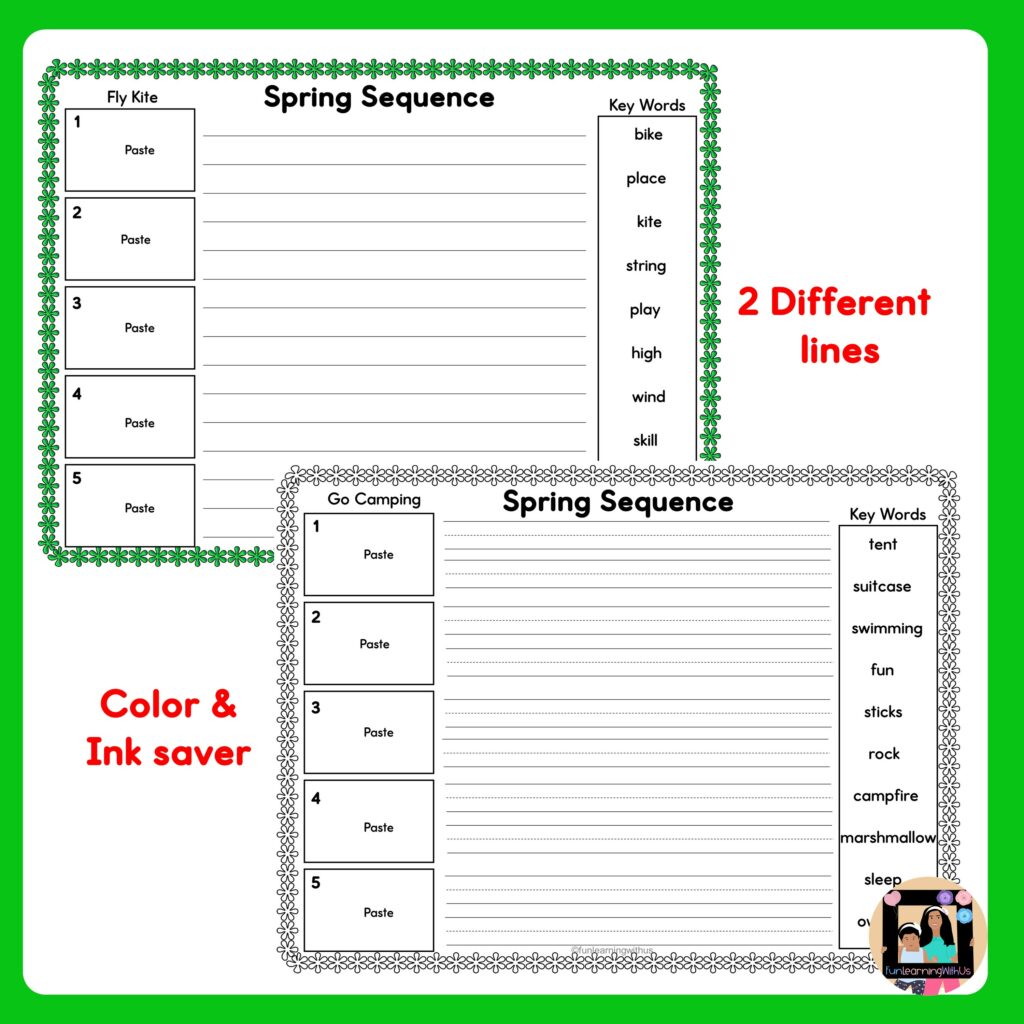 Spring Sequencing Activity Story Writing - Made By Teachers