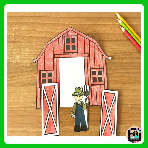 Farm Flip Book for Kindergarten & grade1 Students | Made By Teachers