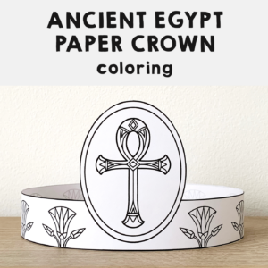 Anubis Paper Masks Printable Ancient Egypt God Coloring Craft Activity ...