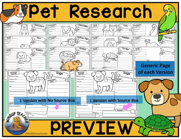 Pet Research Poster Activity Sheets | Made By Teachers
