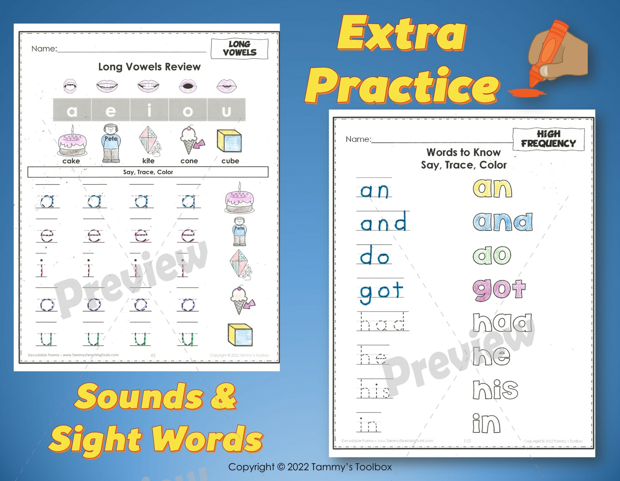 Magic E Decodable Readers Poems and Worksheets | Made By Teachers