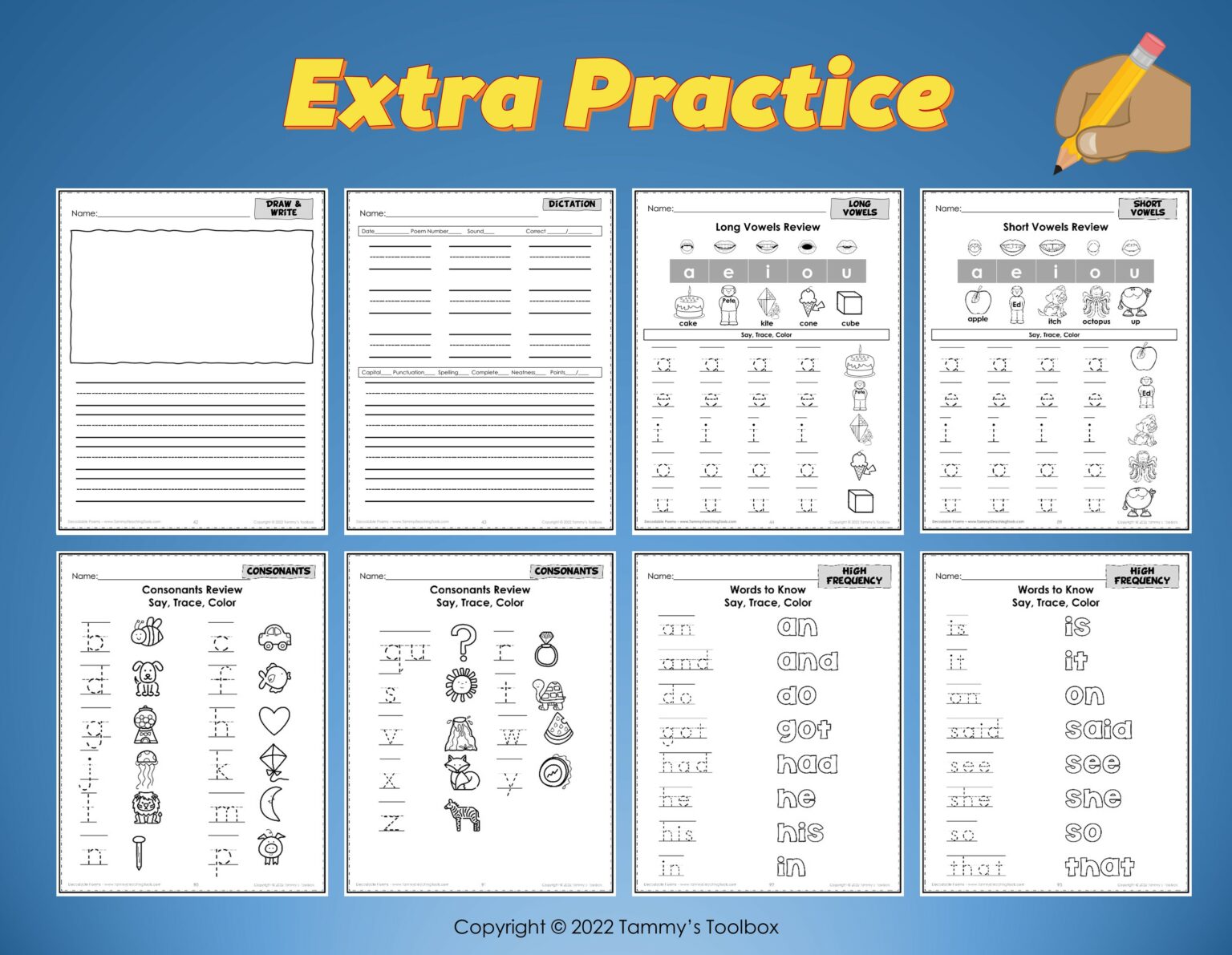 Magic E Decodable Readers Poems and Worksheets - Made By Teachers