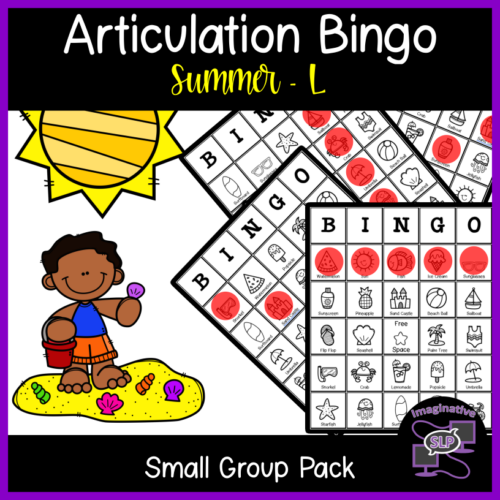Articulation Bingo Summer K&G Small Group Pack - Made By Teachers