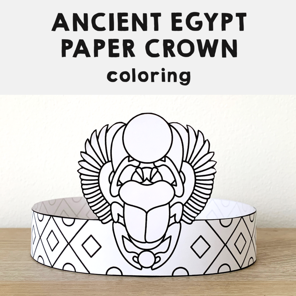 Zebra Paper Crown Printable Africa Animal Coloring Craft - Made By Teachers