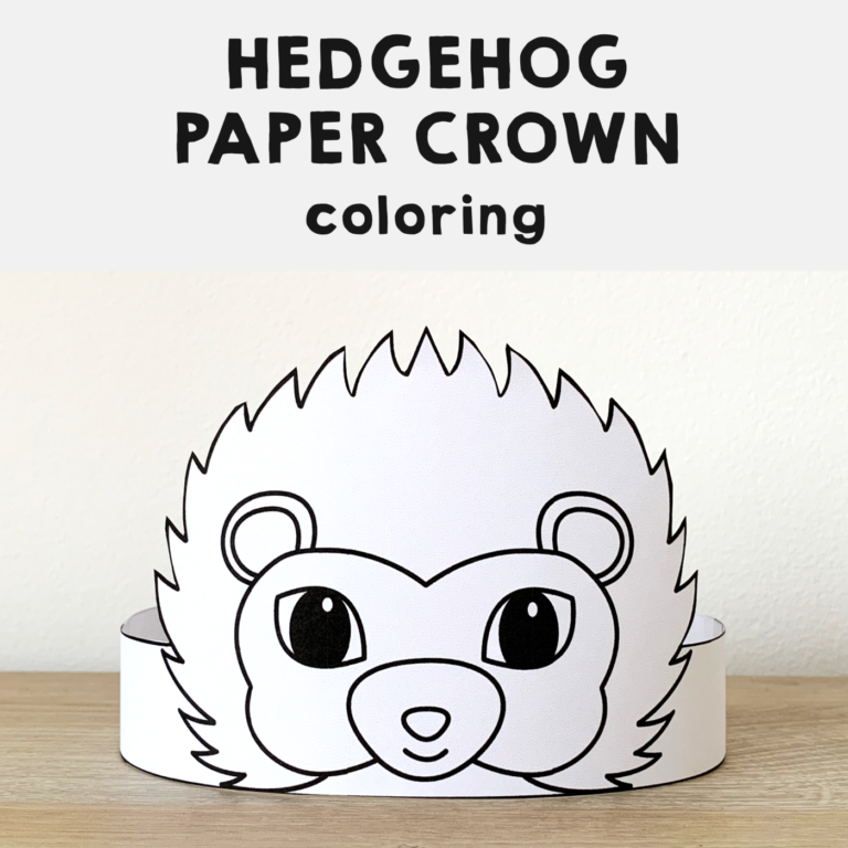 Easter Bunny Eggs Paper Crown Headband Printable Coloring Craft ...