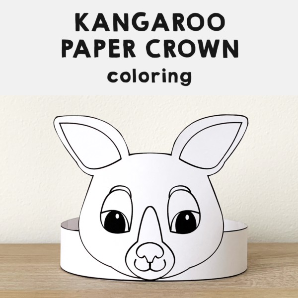 Australian Animals Paper Crowns Printable Coloring Costume Craft ...