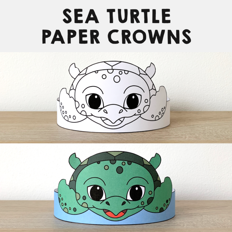 Penguin Paper Crown Printable Costume Craft - Made By Teachers