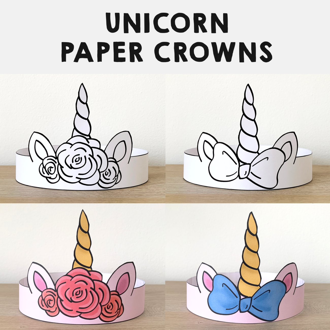 Pharaoh Paper Hat Crown Printable ancient Egypt Costume Craft | Made By ...