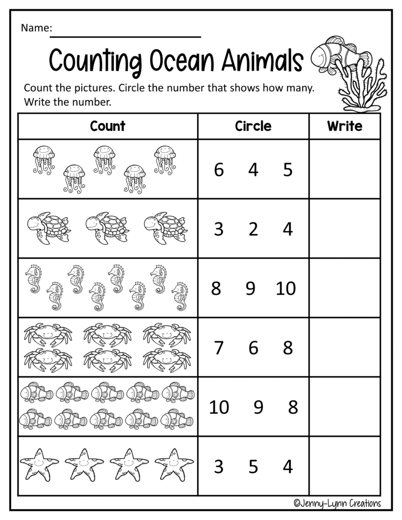 Ocean Animals Preschool Theme | Made By Teachers