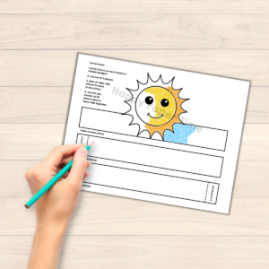 Sun Paper Crown Printable Astronomy Space Coloring Craft | Made By Teachers