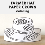 Community Helpers Paper Hats Career Day Printable Paper Coloring Craft ...