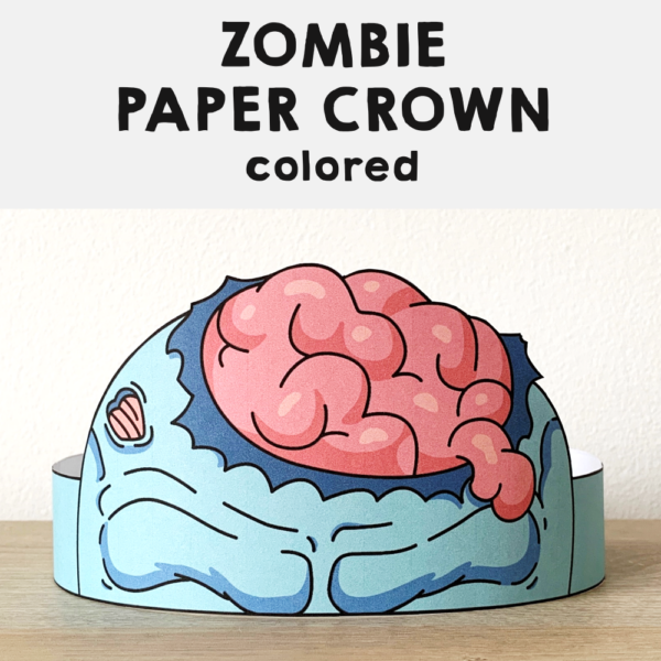 Halloween Paper Hats Spooky Day Printable Paper Costume Craft | Made By ...