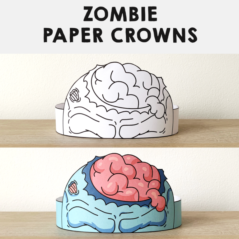 Penguin Paper Crown Printable Coloring Craft | Made By Teachers