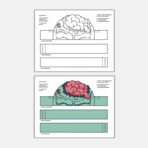 Zombie Paper Crowns Printable Coloring Halloween Spooky Craft Activity ...