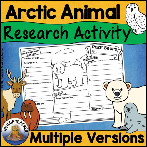 Arctic Animal Research Activity - Made By Teachers