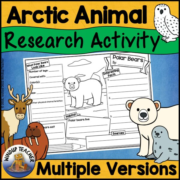 Arctic Animal Research Activity - Made By Teachers
