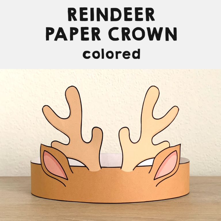 Penguin Paper Crown Printable Coloring Craft - Made By Teachers