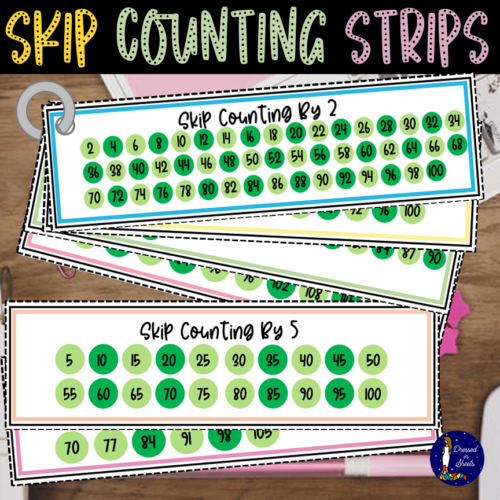Skip Counting Strips | Made By Teachers